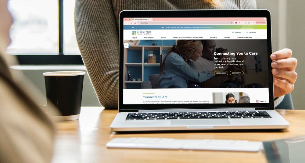 Chestnut Health Systems: Healthcare Website Portfolio